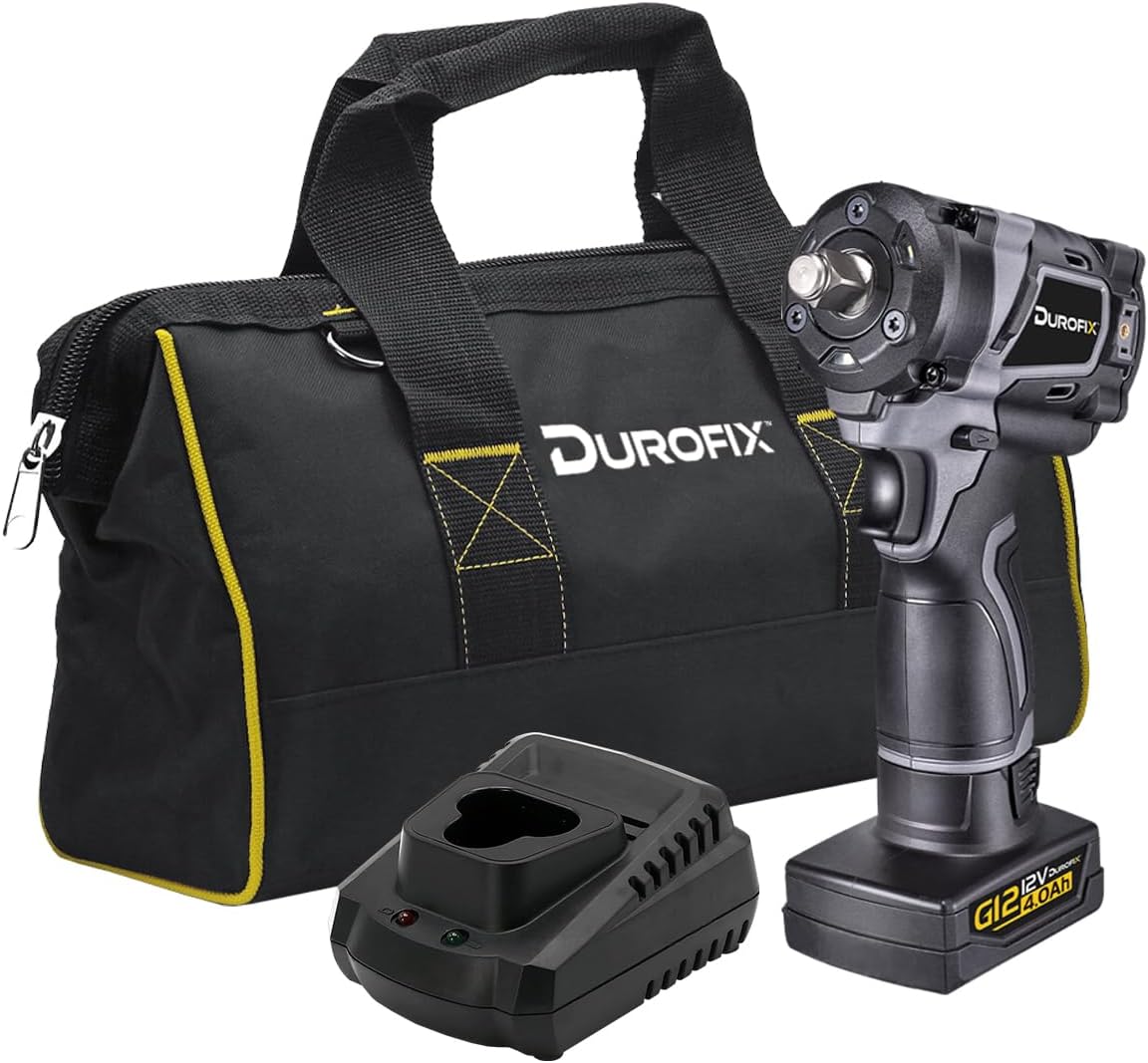 Durofix RI12184-4-PG G12 Series 12V Brushless 1/2" Drive Cordless Impa
